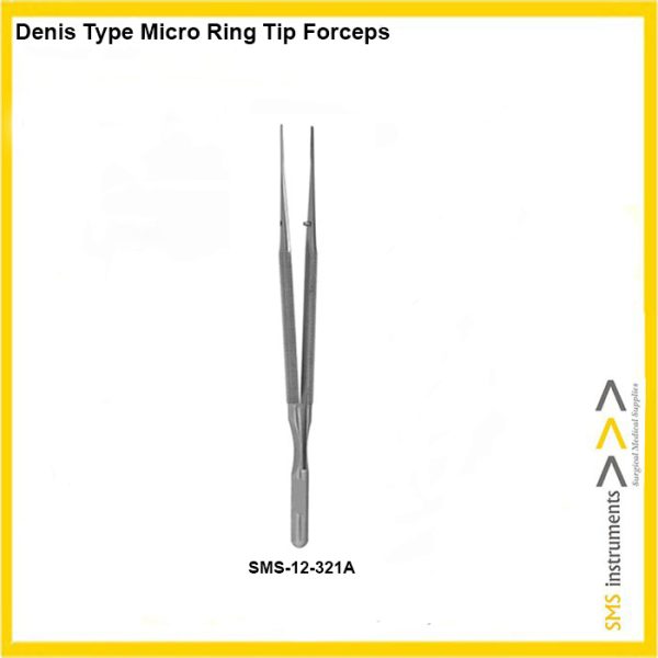 Denis Type Micro Ring Tip Forceps | SMS Instruments