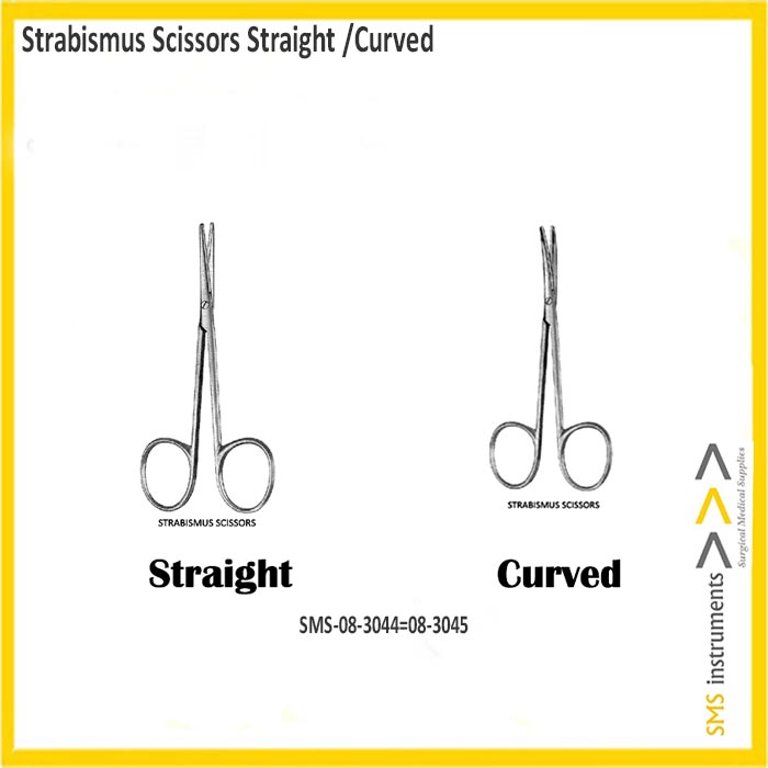 Strabismus Scissors Straight | Otology | ENT | Nazmed SMS Instruments
