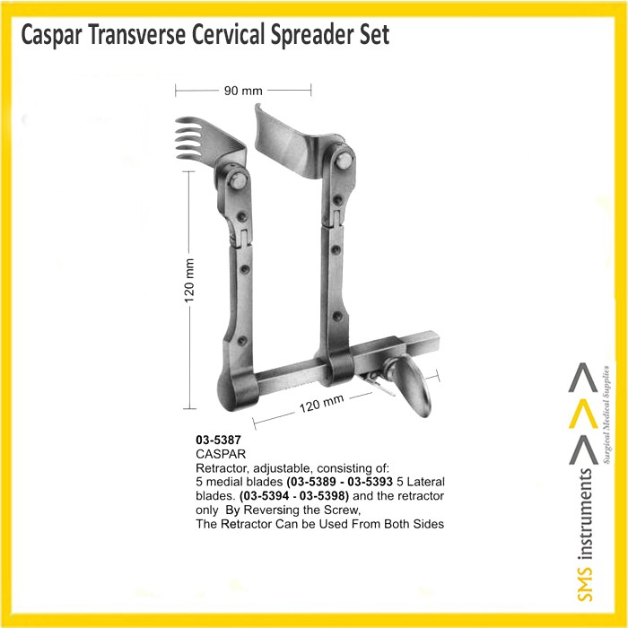 Caspar Transverse Cervical Spreader Set | SMS Spine Instruments