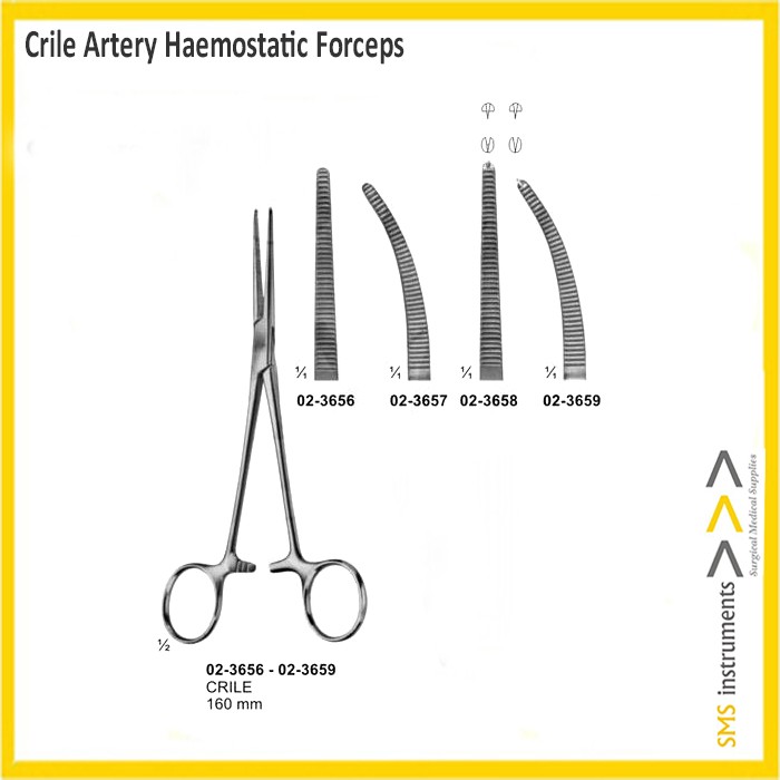 Crile Haemostatic Forceps | SMS Surgical Instruments Malaysia