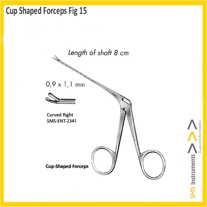 Cup Shaped Forceps | Otology | ENT Surgical | Nazmed SMS Instruments