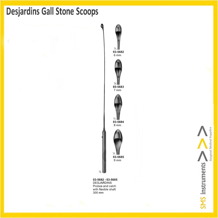 Desjardins Gall Stone Scoops | Surgical Instruments | Nazmed SMS