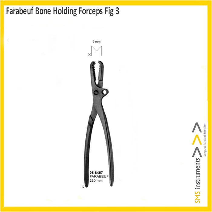 Farabeuf Bone Holding Forceps | Orthopedic Instruments | Nazmed SMS