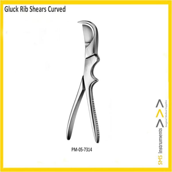 Gluck Rib Shears Curved | Autopsy Dissection Postmortem Instruments