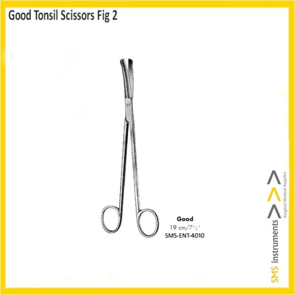 Good Tonsil Scissors | Adenotomy - Tonsillectomy | SMS Instruments