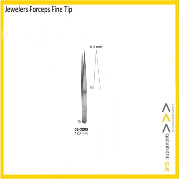 Jewelers Forceps Fine Tip | Surgical Instruments | Nazmed SMS Sdn Bhd