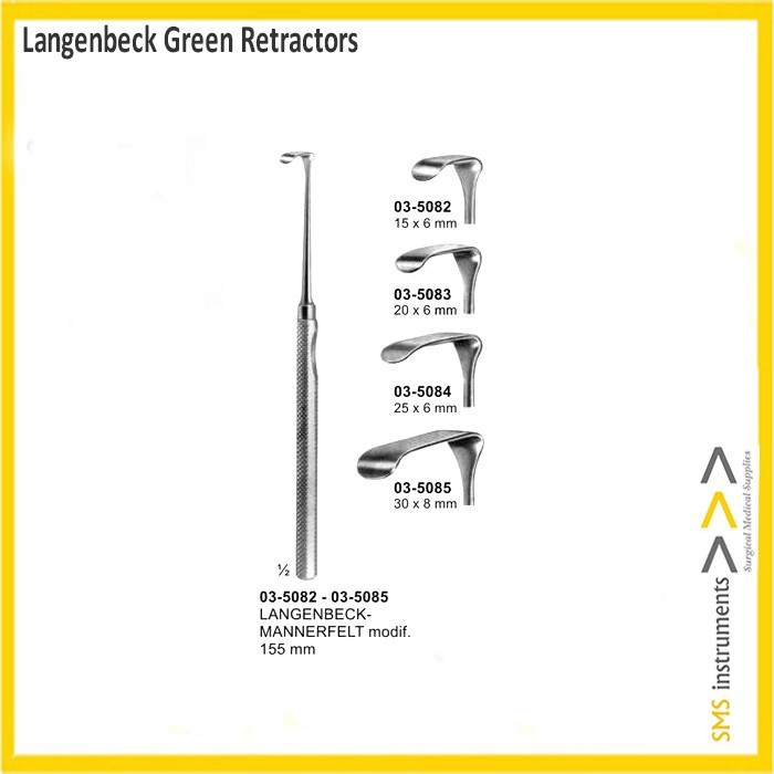 Langenbeck Mannerfelt modif. Retractors | SMS Surgical Instruments