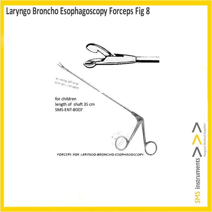 Laryngo-Broncho-Esophagoscopy Forceps | Bronchoscopy | SMS Instruments