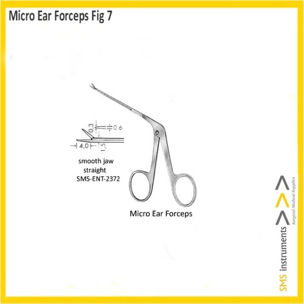Micro Ear Forceps | Otology | ENT Surgical | Nazmeed SMS Instruments