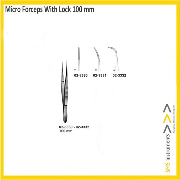 Micro Forceps With Lock | SMS Surgical Instruments | Nazmed Malaysia