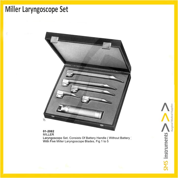 Miller Laryngoscope Set Blade Intubation Set | NAZMED SMS