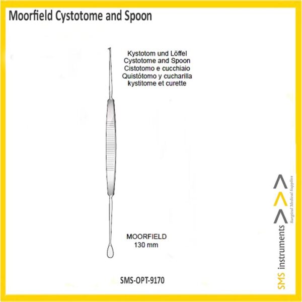 Moorfield Cystotome - Spoon | Ophthalmology Instruments | Nazmed SMS
