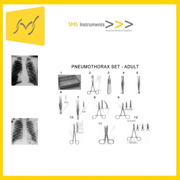 PNEUMOTHORAX SET - ADULT | Surgical Instruments Set | Nazmed SMS Malaysia