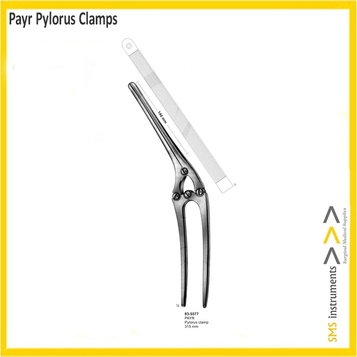 Payr Pylorus Clamps | SMS Precision Clamps for Pyloric