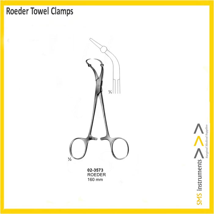 Roeder Towel Clamps | SMS Surgical Instruments | Nazmed Malaysia