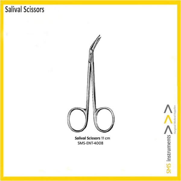 Salival Scissors | Adenotomy - Tonsillectomy | Nazmed SMS Instruments