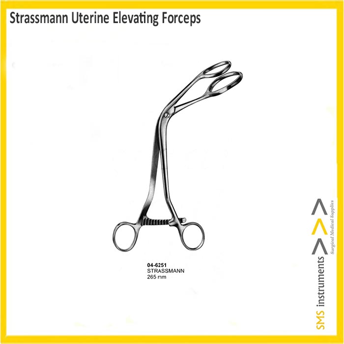 Strassmann Uterine Elevating Forceps | SMS Brand – NAZMED