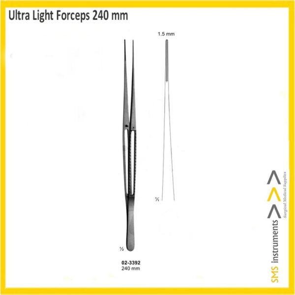 Ultra Light Forceps 240 mm | SMS Surgical Instruments Malaysia