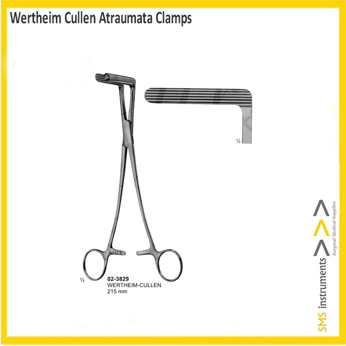 SMS Wertheim Cullen Atraumata Clamps | Gynecological Clamp