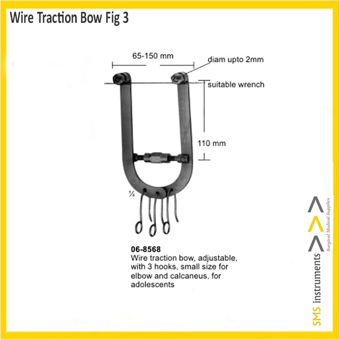 Wire Traction Bow | Orthopedic Bone Instruments | Nazmed SMS
