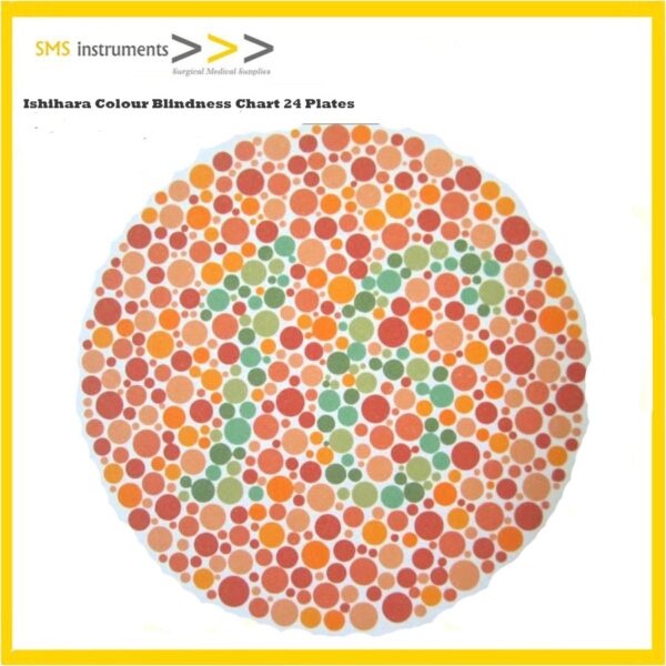 Ishihara Colour Blindness Chart 24 Plates | Surgical Medical Supplies